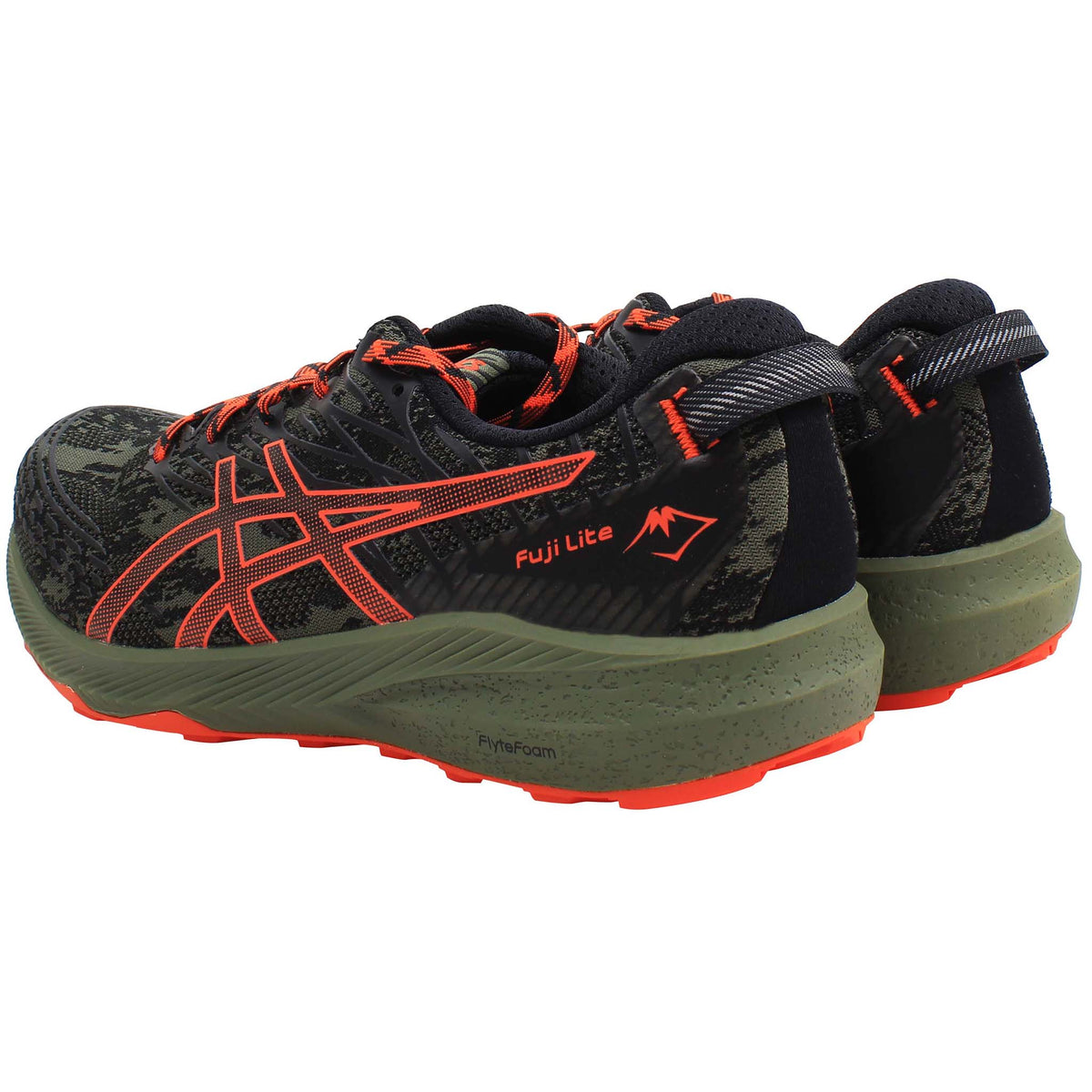 Asics Fuji Lite 3 Mens Green/Black Running Shoes – Sport It First