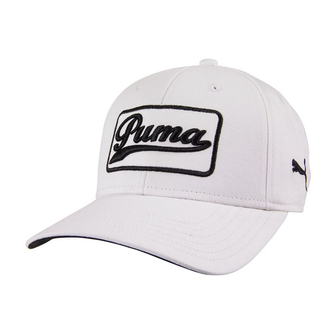 Puma Logo Mens White Greenkeeper Cap – Sport It First